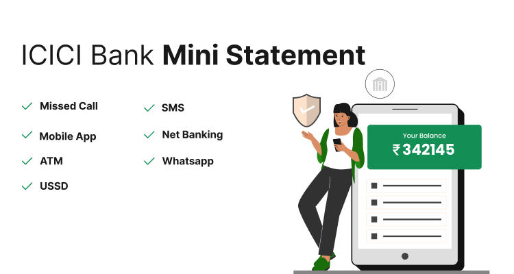 ICICI Mini Statement Number - How to Get the Mini Statement of the ...