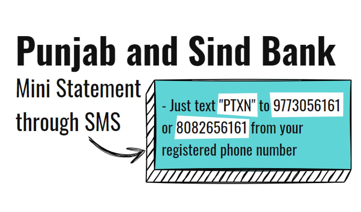 Punjab and Sind Bank Mini Statement by using Missed Call, SMS, ATM, Net ...